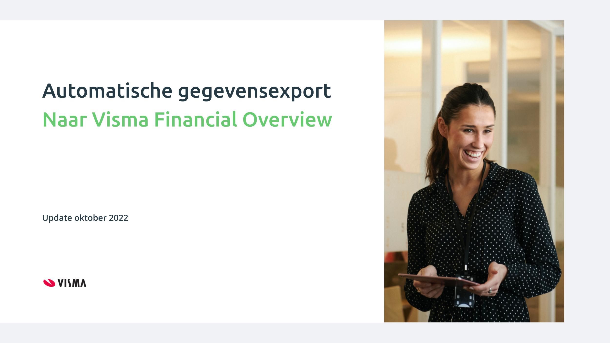 Altijd bijgewerkte data in Financial Overview (fil... - Visma Community