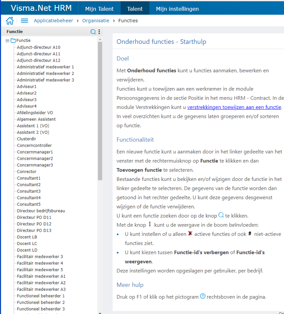 koppeling Visma.net HR functiehuis tbv uniforme o... - Visma Community