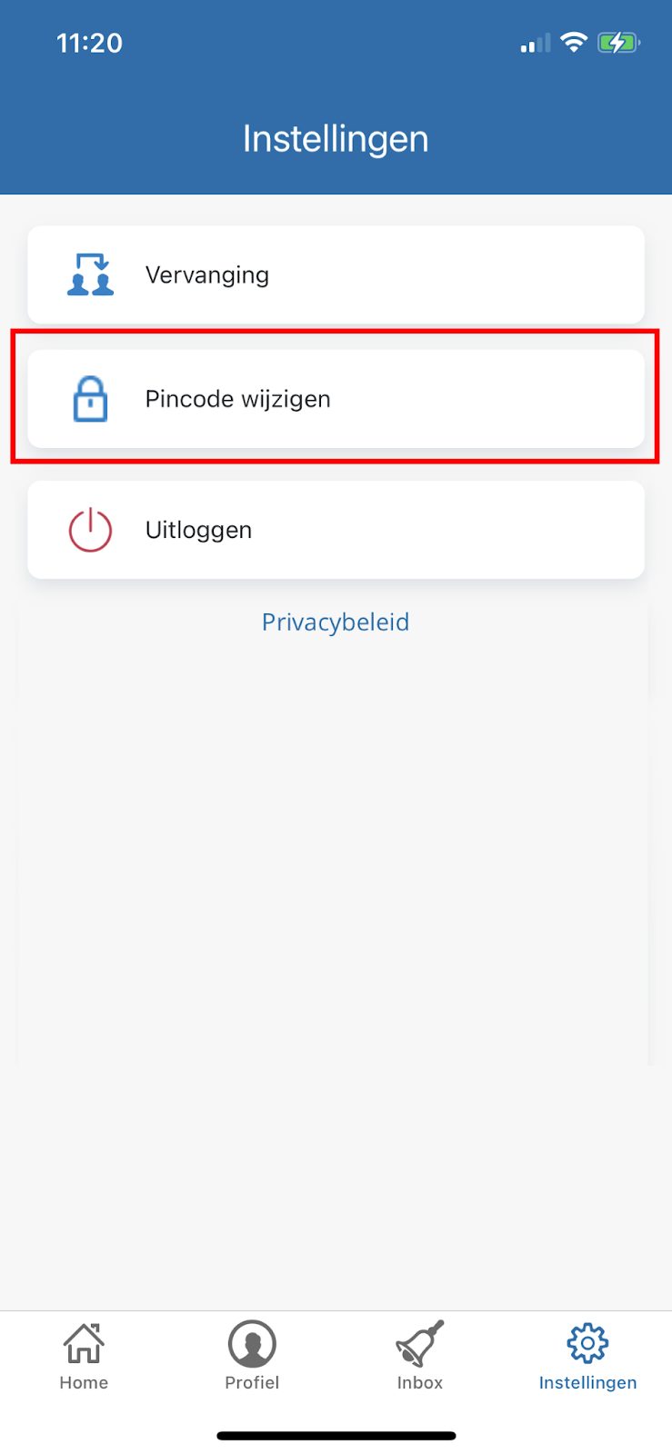 Pincode wijzigen - Visma Community