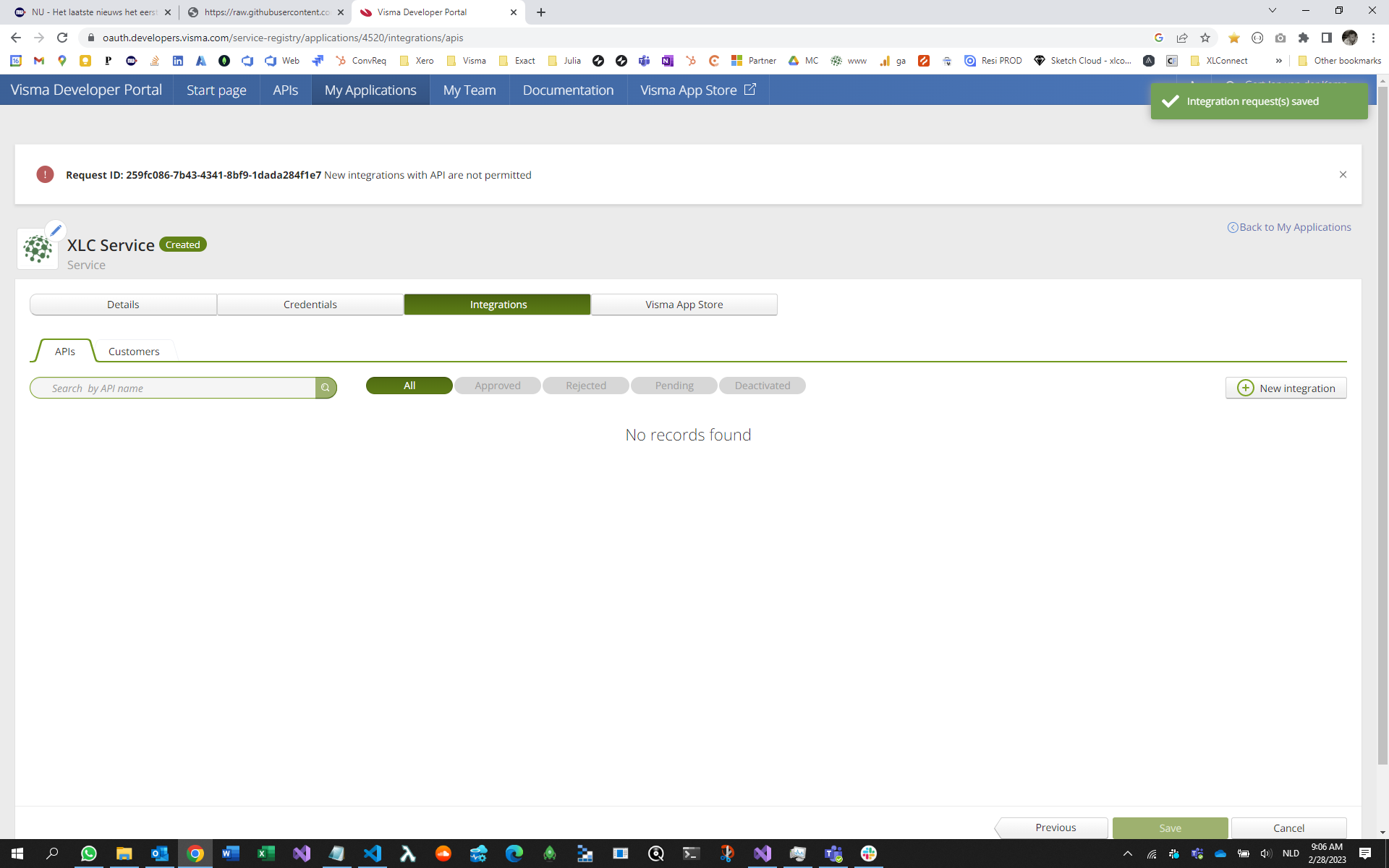 Solved: New integrations with Sales Order API are not perm... - Visma Community