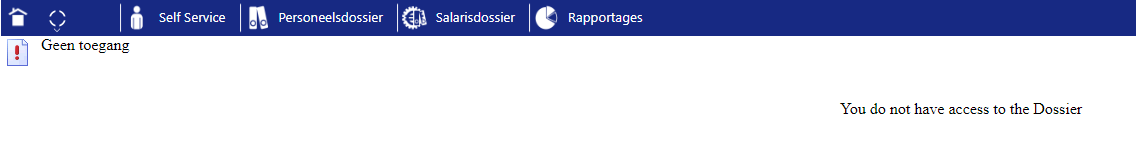 Application Error Personeelsdossier - Visma Community