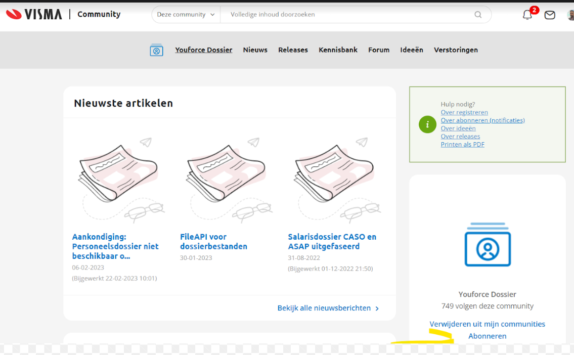 Opgelost: geen emails ontvangen n.a.v. PDOL storing - Visma Community