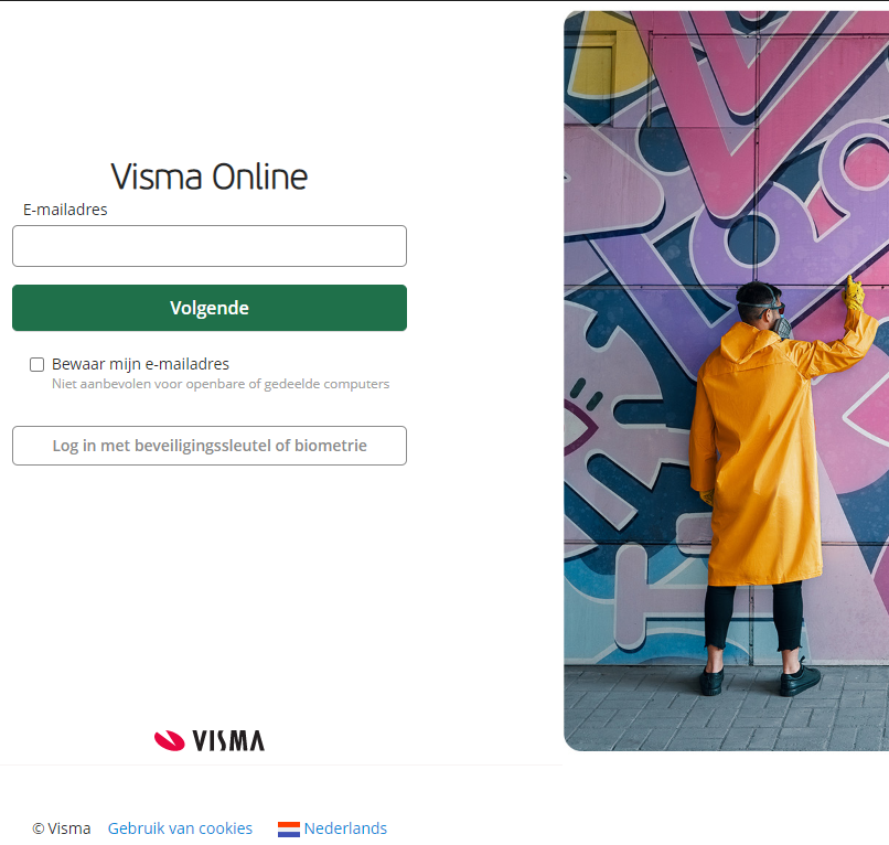 Nieuwe look inlogpagina - Visma Community