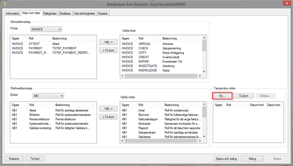 Temporära roller inför semestern i Visma Document ... - Visma Community