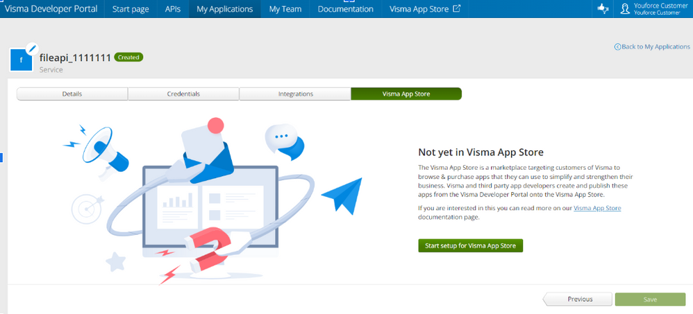 Visma Developer portal, een account aanmaken, appl... - Visma Community