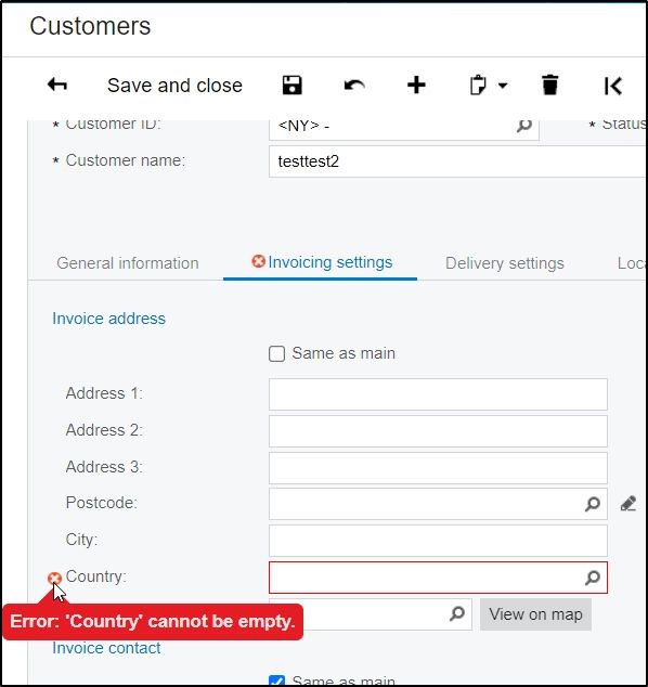 Unable to empty an optional address (Billing or De... - Visma Community
