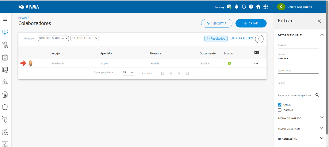 Agregar contacto familiar en la ficha del Colabora... - Visma Community