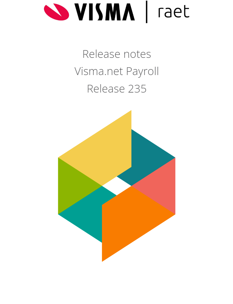 Release notes Visma.net Payroll v.235 - Visma Community