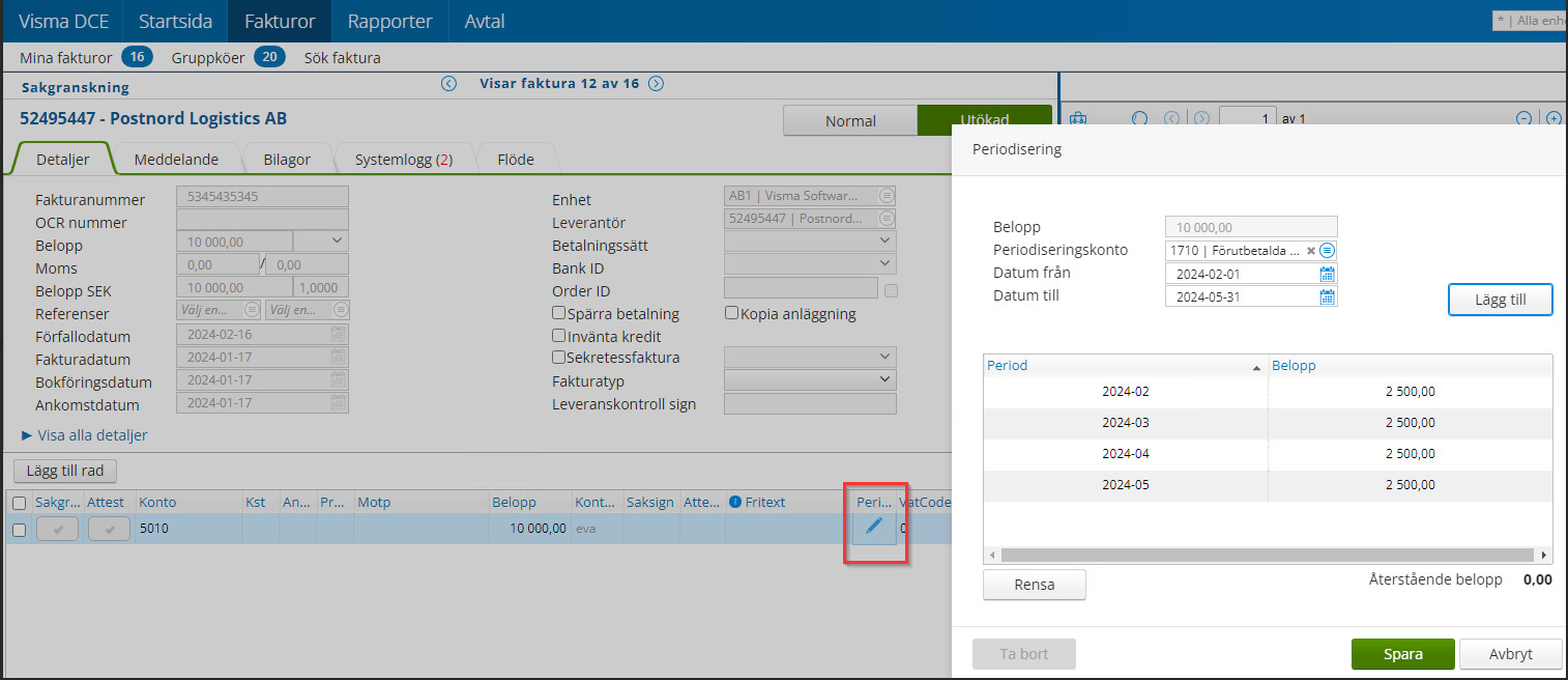 Periodiserar du över flera år från Invoice Manager... - Visma Community