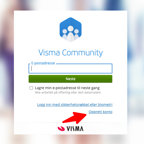 Slik registrerer du deg som bruker i Visma Communi... - Visma Community