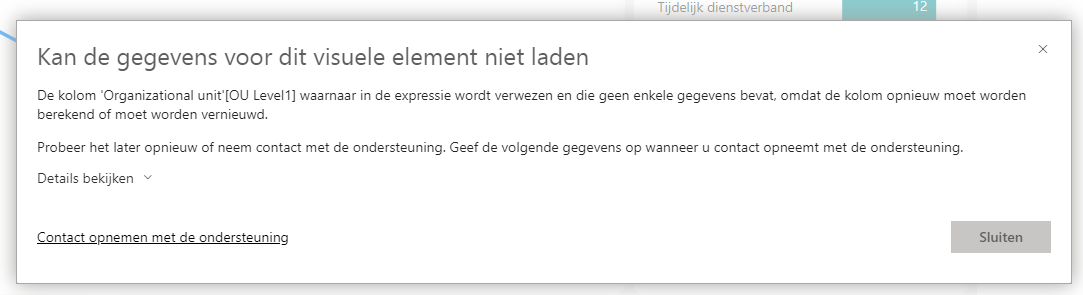 [OPGELOST] Issue met Org.Eenheid data voor sommige... - Visma Community
