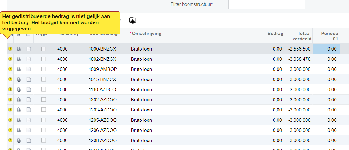 Budgetten invoeren en vrijgeven - Visma Community