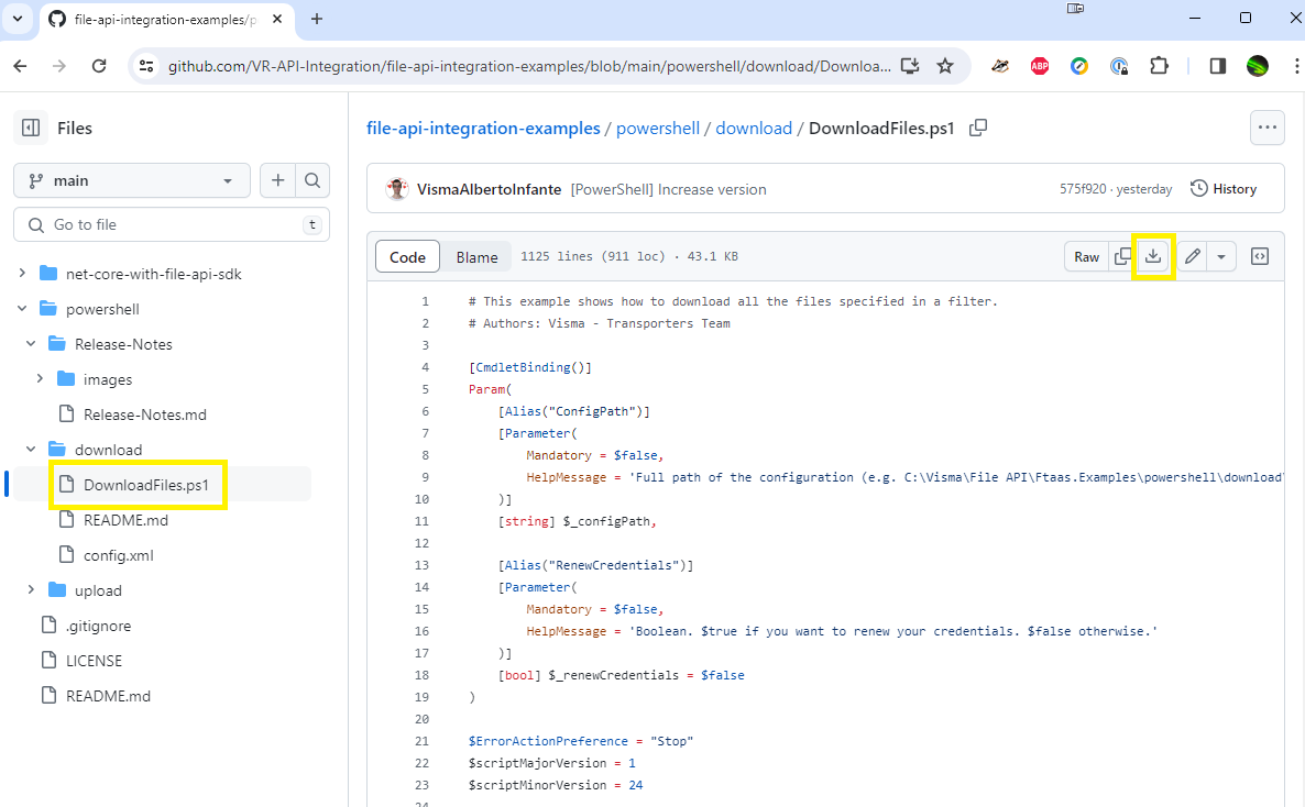 Vernieuwen File API Powershell scripts - Visma Community