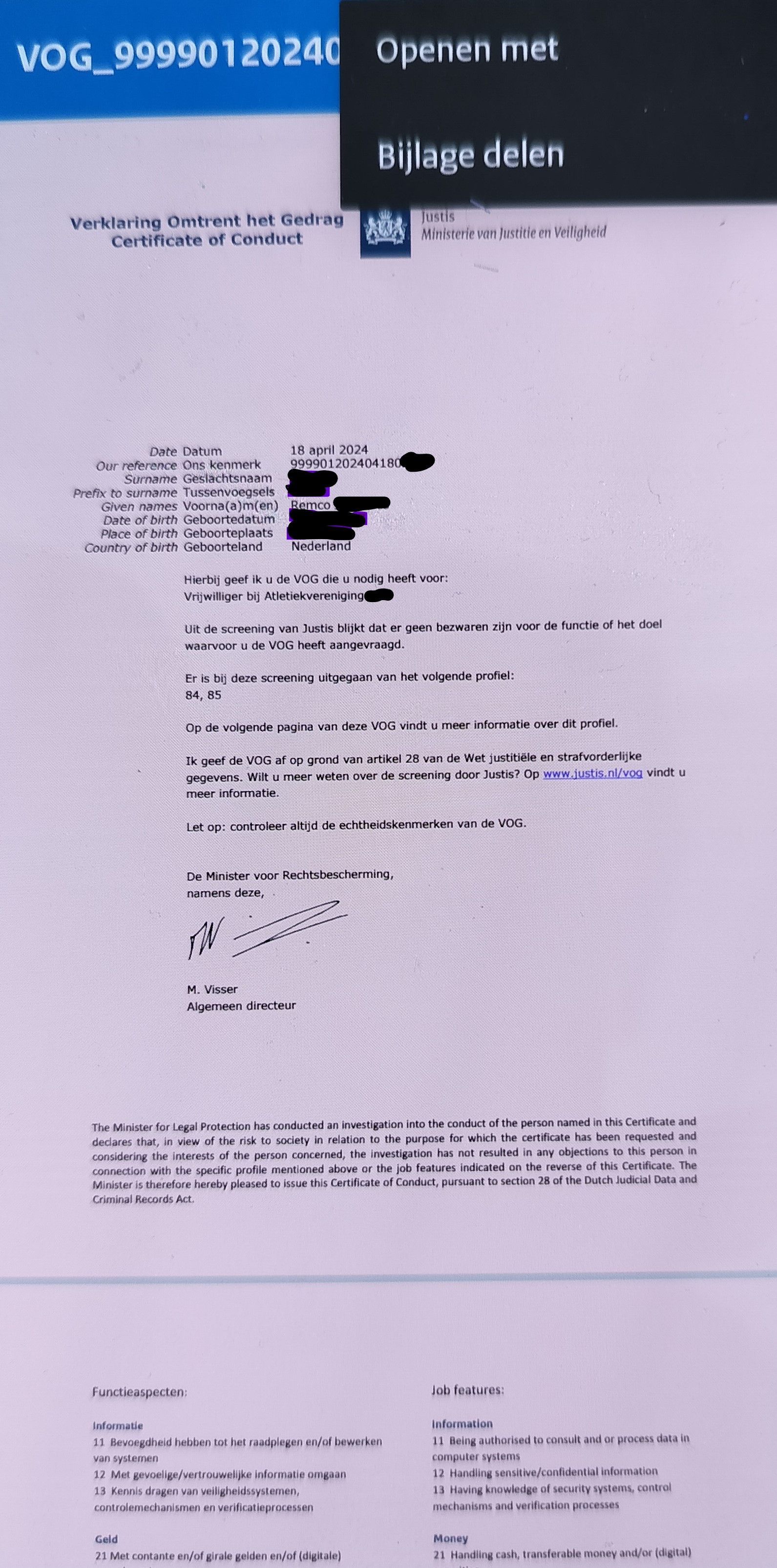 VOG: Hoe kan een medewerker de digitale VOG downlo... - Visma Community