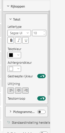 Opgelost: Inspringen onder rijkoppen is verplaatst - Visma Community