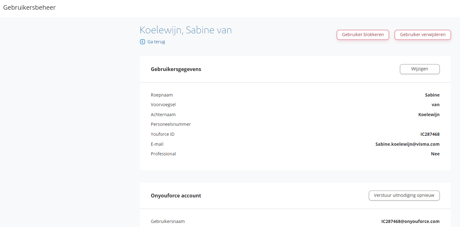 Vanaf 13 juni accountbeheer in Gebruikersbeheer - Visma Community