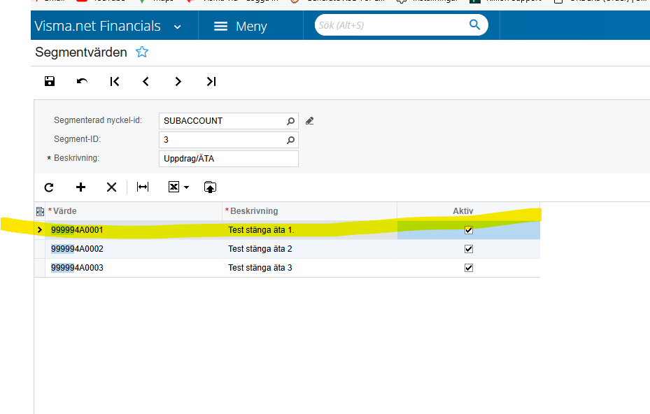 Solved: Update or delete dimensions segment - Visma Community