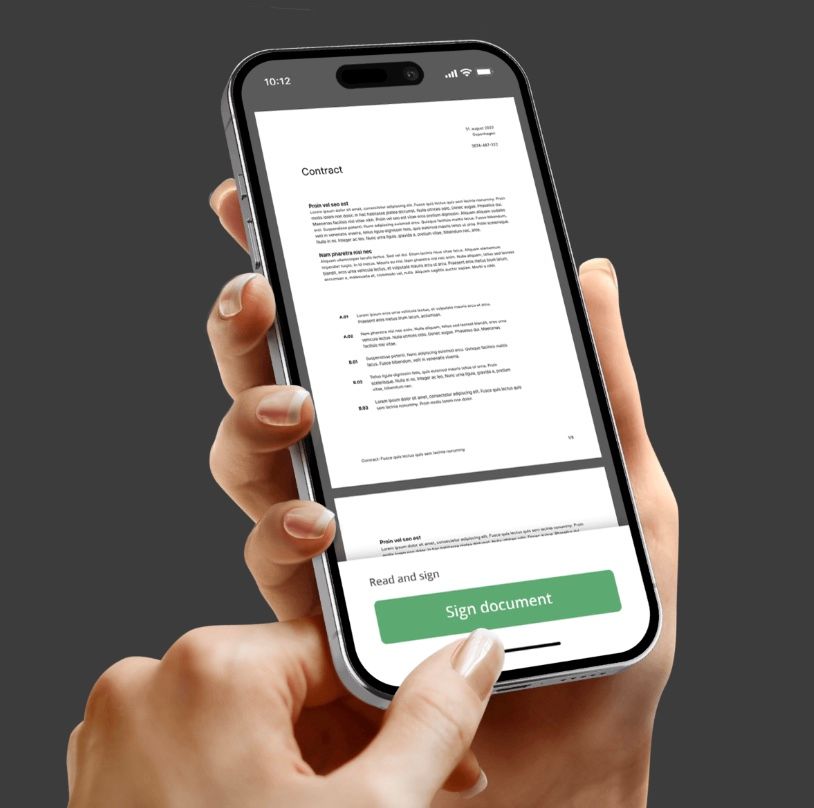 Brev til digital signering fra Visma - Visma Community