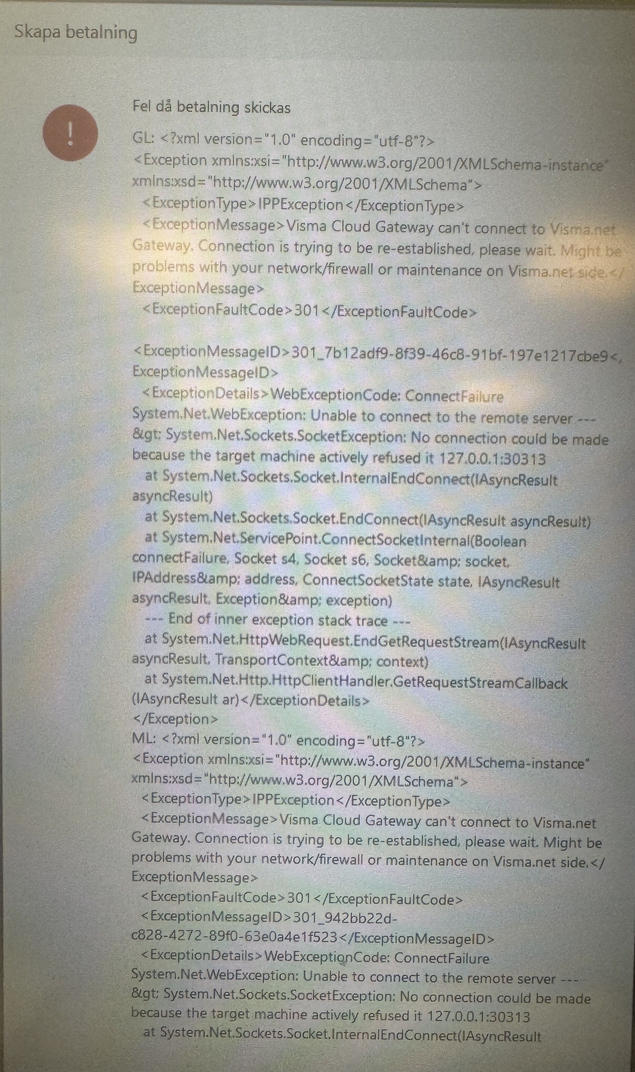 Problem med betalningar i Control Edge och Autopay - Visma Community