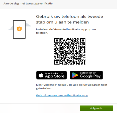 Visma authenticator’ beschikbaar Google Play store... - Visma Community