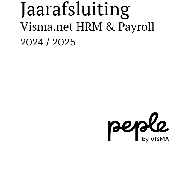 Jaarovergang Visma.net HRM & Payroll - 2024/2025 - Visma Community