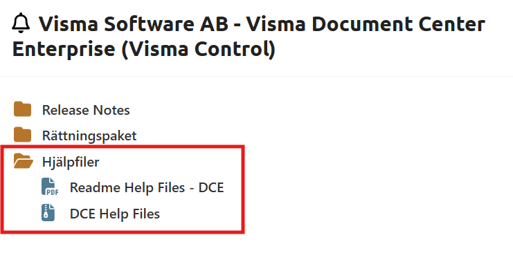 Viktig information angående hjälpfiler - Visma Community