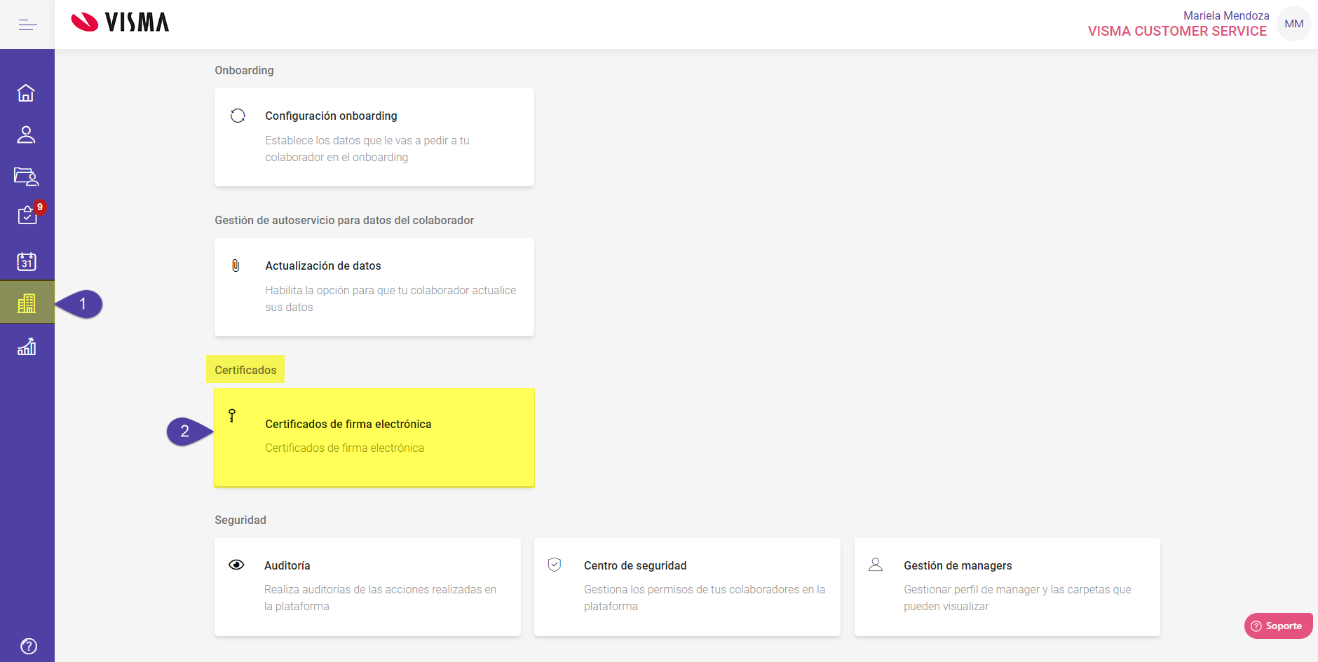 Configurar certificado de firma electrónica [Empleador]
