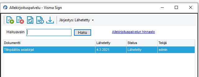 Visma Sign: Sähköisen allekirjoituspalvelun käyttö... - Visma Community