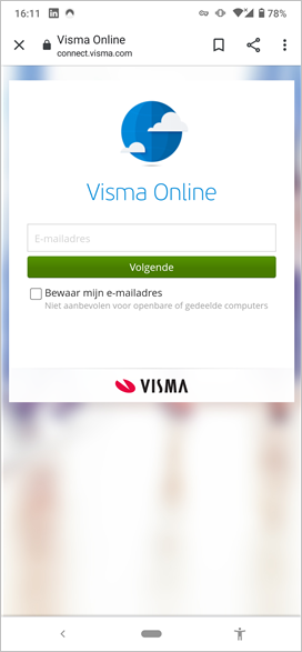 Kan ik op een smartphone in Advisor werken? - Visma Community