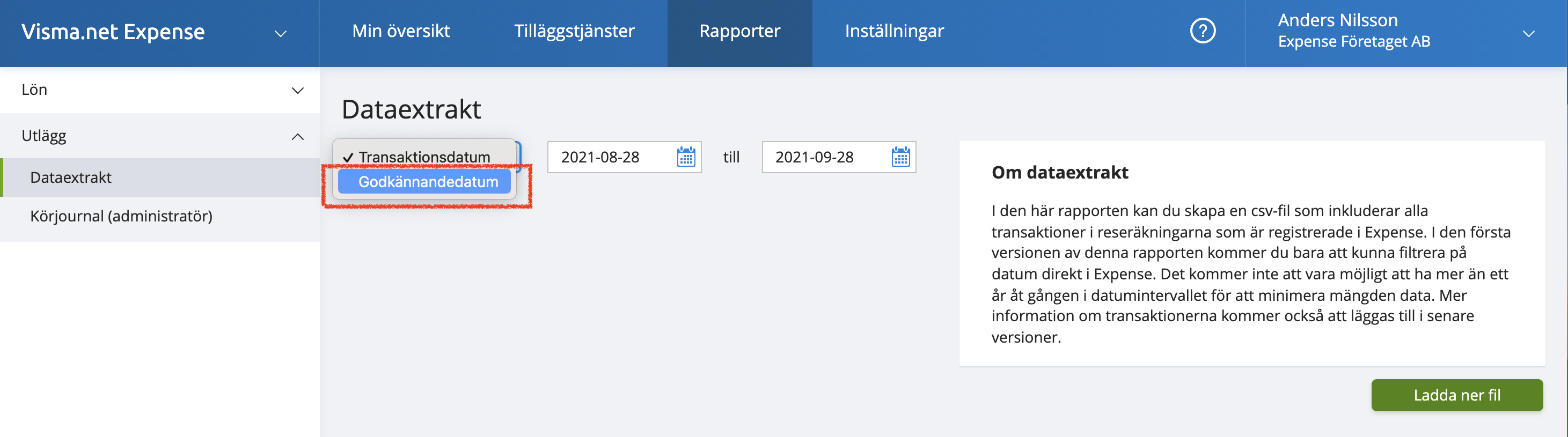 Några av de senaste nyheterna i Expense - Visma Community