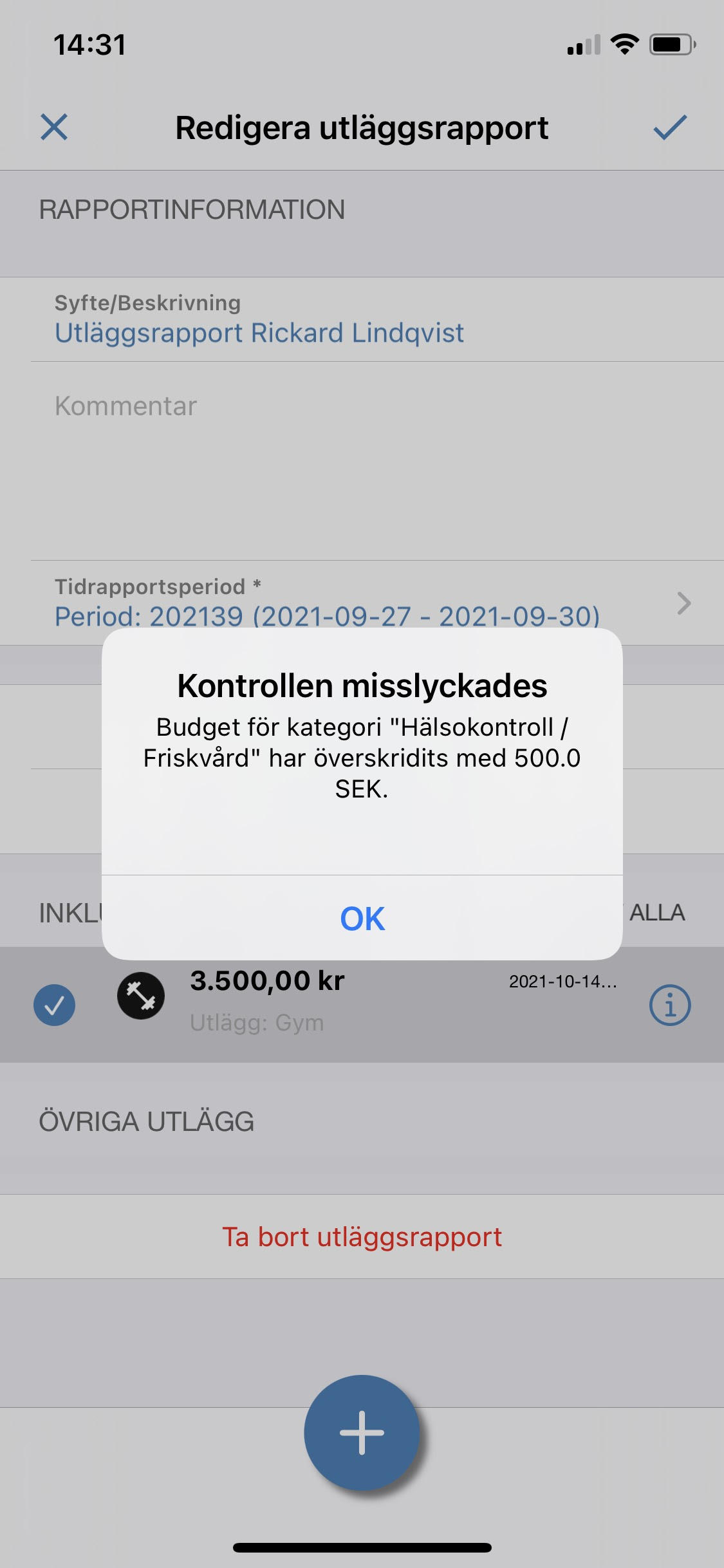 I Visma PX Expense finns möjligheten att sätta be... - Visma Community