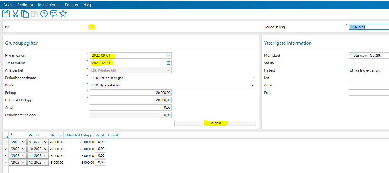 Att sätta upp och redigera en verifikation med per... - Visma Community