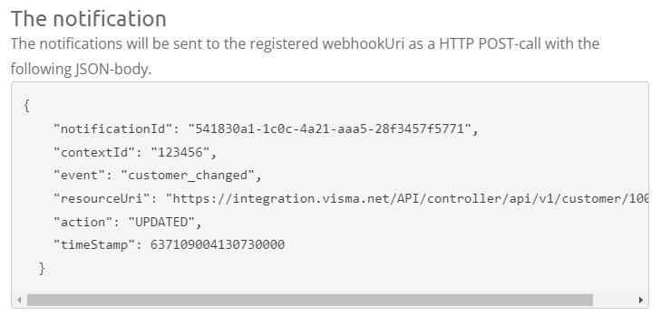 Solved: Question about webhook body - Visma Community