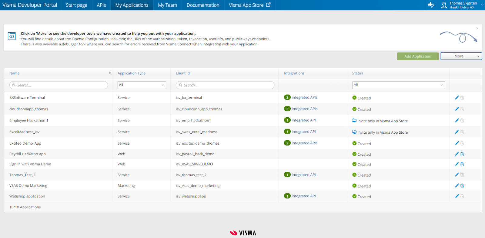 Creating and managing apps on Visma App Store - Visma Community